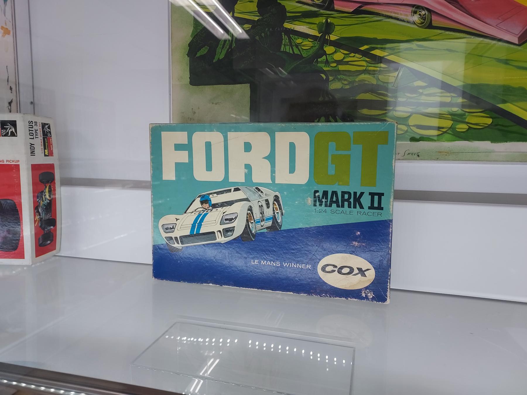 Cox Ford Mk II box & prototype car - Production 1/24 Vintage Cars ...