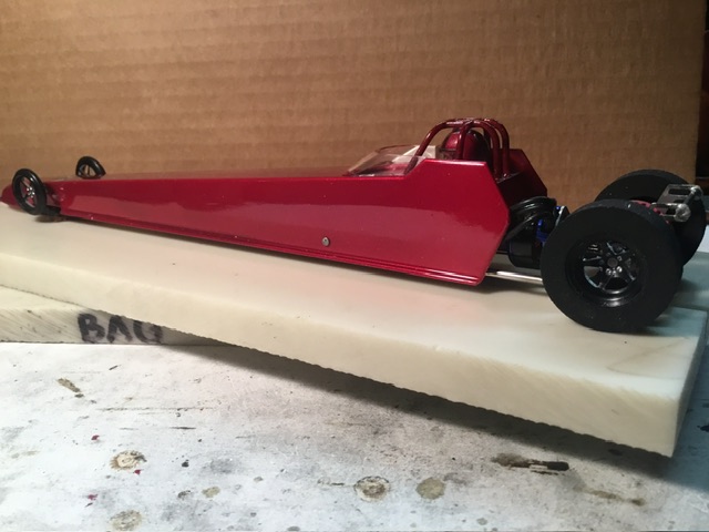 Ruby Red dragster - Brushless slot car technology - Slotblog